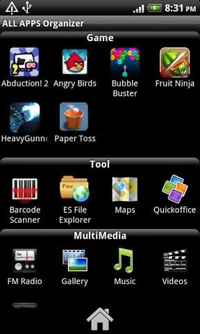 All Apps Organizer Free - Tổ chức, sắp xếp lại các ứng dụng cho tiện! | Viết bởi Oxi