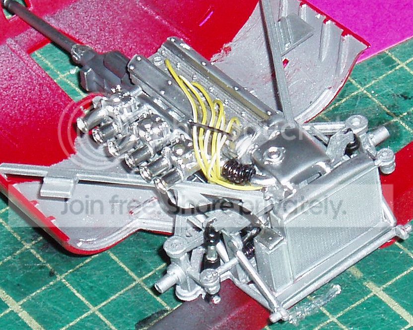 Revell Jaguar XKSS plus my kit-building space - Work In Progress ...