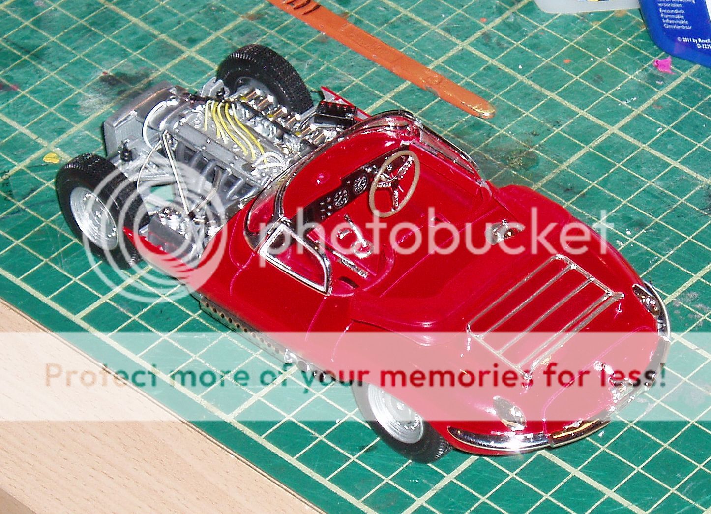 Revell Jaguar XKSS plus my kit-building space - Work In Progress ...