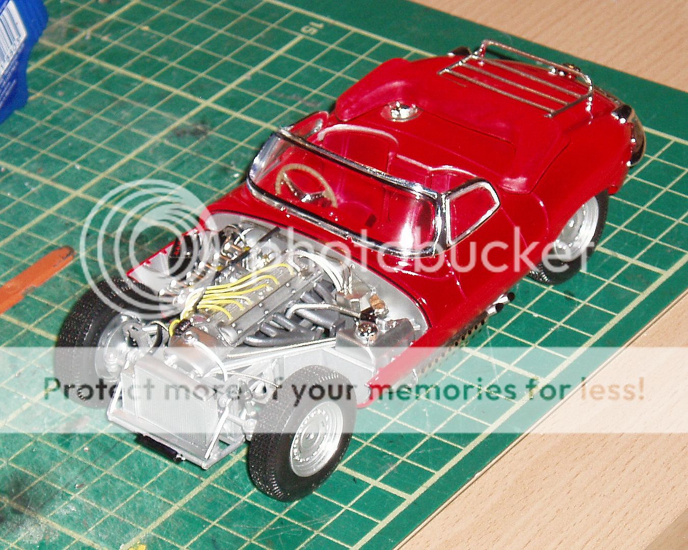 Revell Jaguar XKSS plus my kit-building space - Work In Progress ...